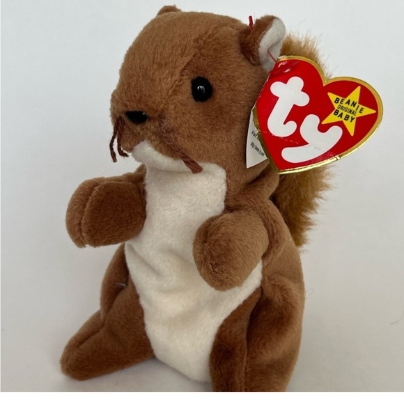 Ty | Toys | Ty Beanie Baby Nuts The Squirrel | Poshmark